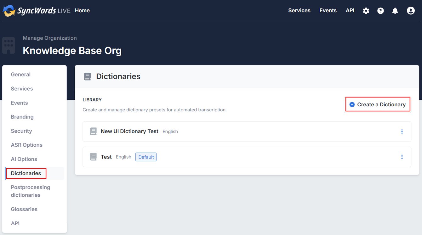 How to Create a Dictionary